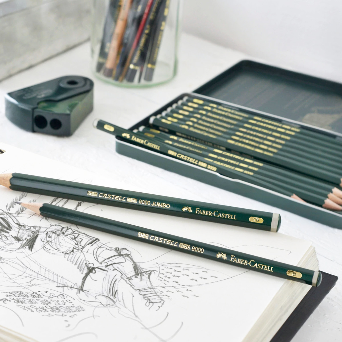 Faber-Castell Blyerts Castell 9000 6-set | Pen Store