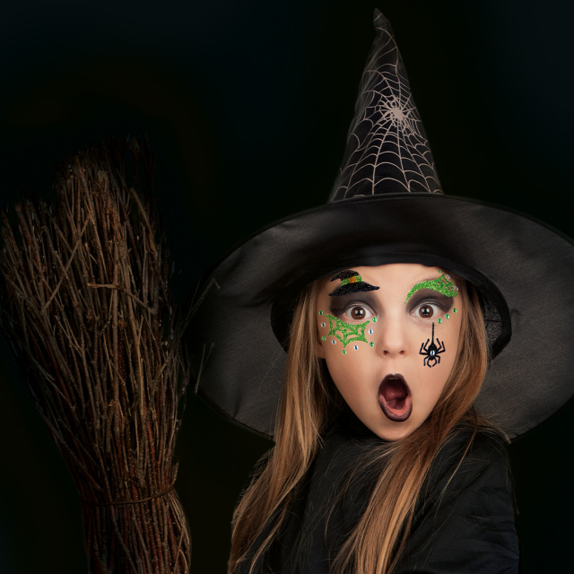 Halloween-smink till barn - Enkla ansiktsmålningar: Steg-för-steg | Pen ...