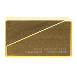 Luddite Radergummi Industrial Aluminium Gold | Pen Store