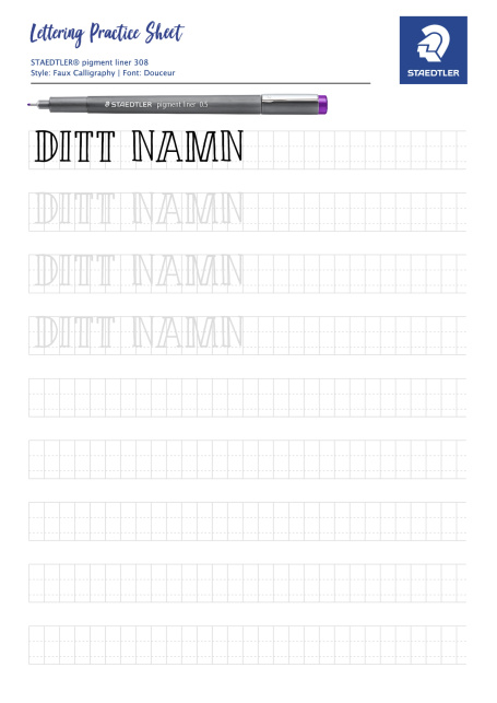 Lettering för nybörjare: Tips och trix | Pen Store